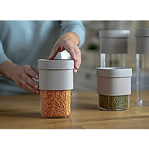 Lékué Flip Storage M, Grey, Mediano