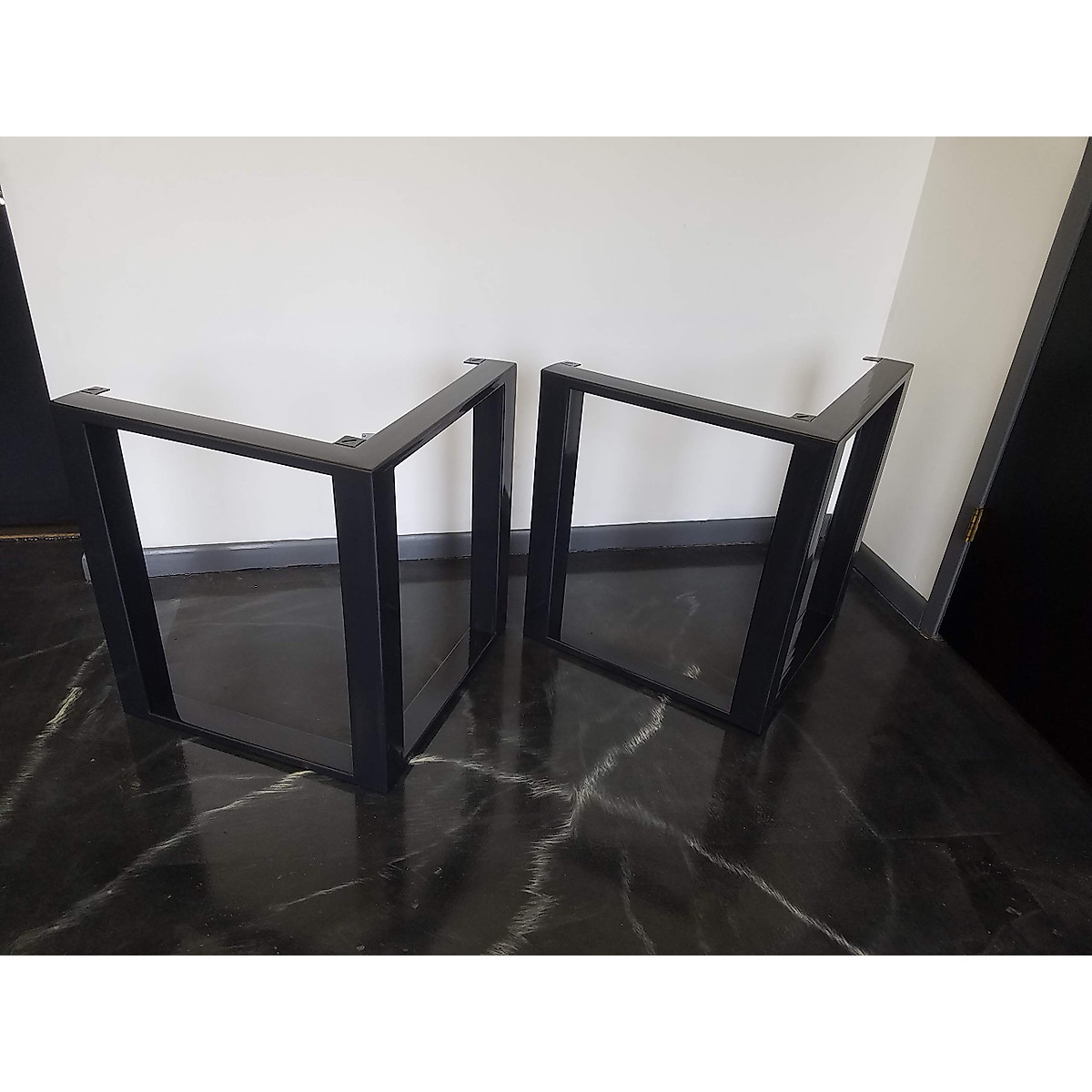 Metal Table Legs, HD Triangular Style - Any Size and Color