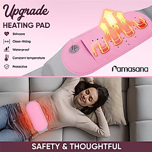 Menstrual Heating Pad, Period Heating Pad for Cramps, Portable Heating Pad for Cramps Menstrual, Cordless Heating Pad for Cramps, Cramps Relief Heating Pad