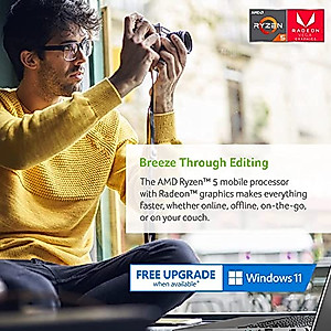 Acer Aspire 5 A515-46 Slim Laptop Quad-Core Ryzen 3 3350U 8GB DDR4 128GB NVMe SSD 15.6 Full HD WiFi 6 Backlit KB Amazon Alexa Windows 10 Home (Optional S Mode) (Renewed)
