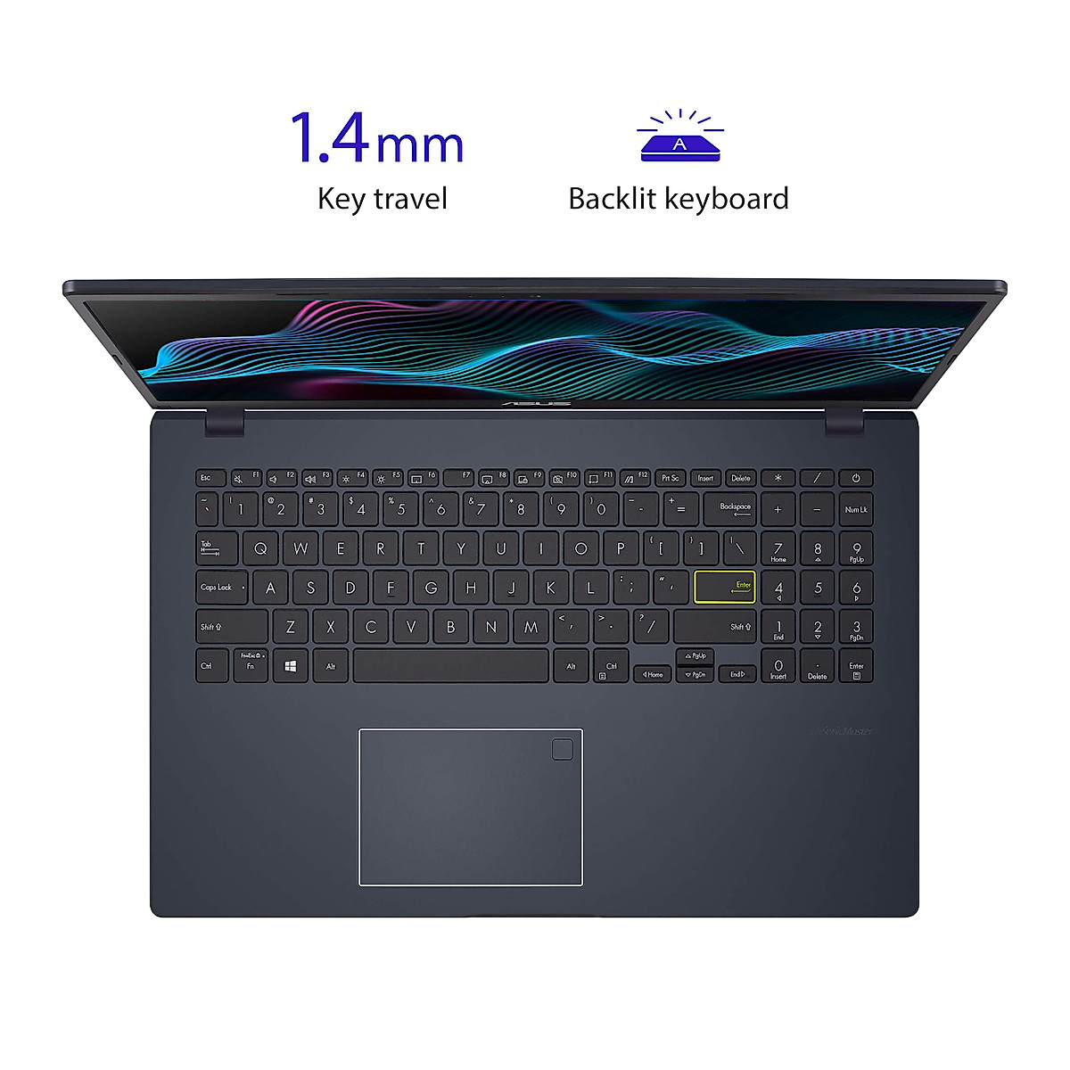 ASUS Laptop L510 Ultra Thin Laptop, 15.6” FHD Display, Intel Celeron N4020 Processor, 4GB RAM, 64GB Storage, Windows 10 Home in S Mode, 1 Year Microsoft 365, Star Black, L510MA-DH02