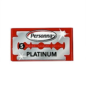 Personna, Stainless Steel Double Edge Razor Blades, 5 Count