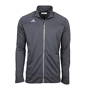 adidas Men's Adult Utility Jacket Full Zip Sport Climalite Sweatshirt (Gray XL)