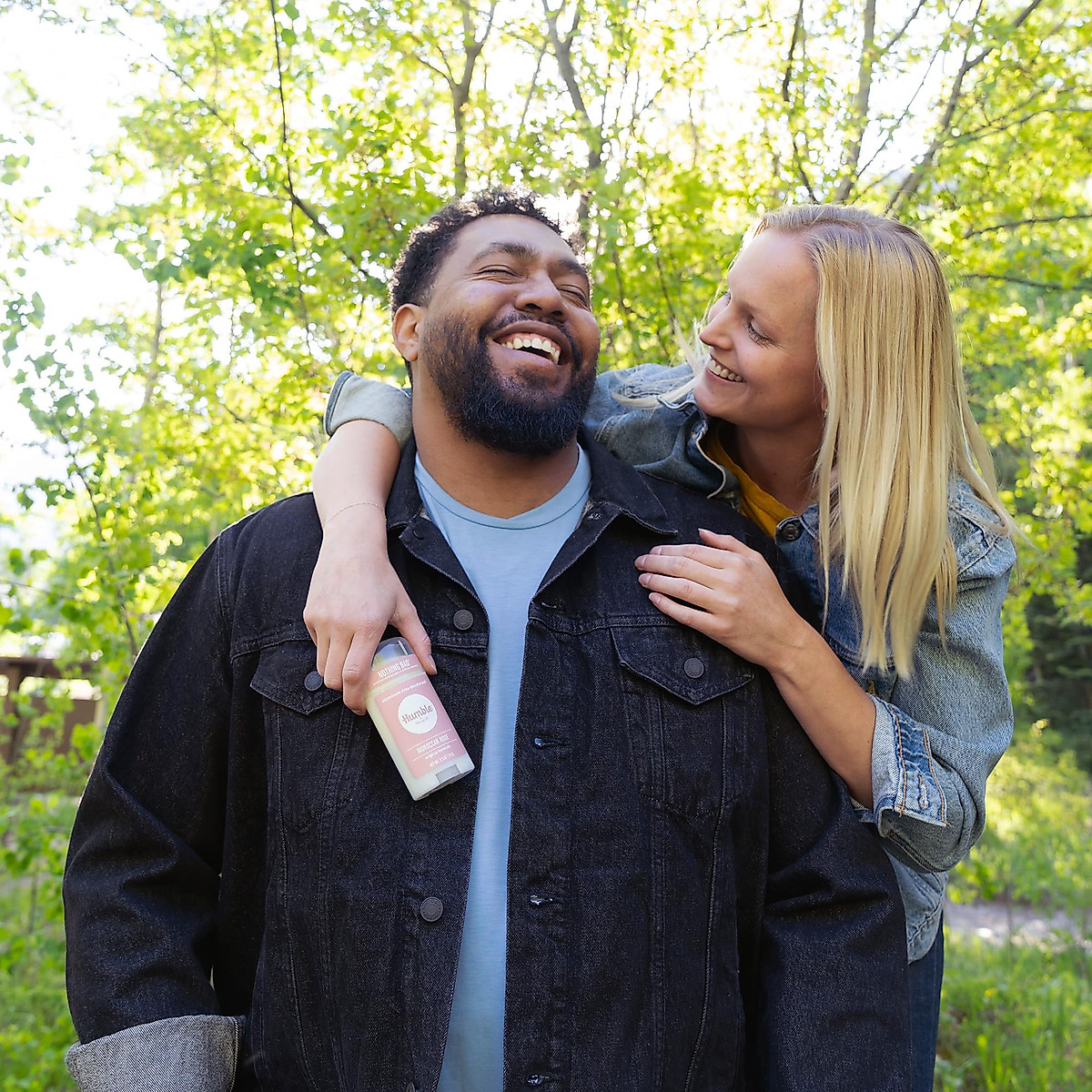 HUMBLE BRANDS Original Formula Aluminum-free Deodorant. Long Lasting Odor Control with Baking Soda and Essential Oils, Moroccan Rose, Pack of 1