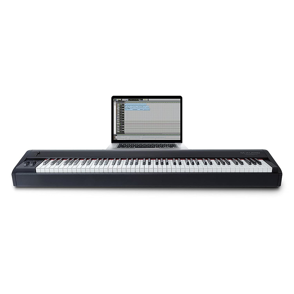 M-Audio Hammer 88 - USB MIDI Keyboard Controller with 88 Hammer Action Piano Style Keys Including A Studio Grade Recording Software Suite