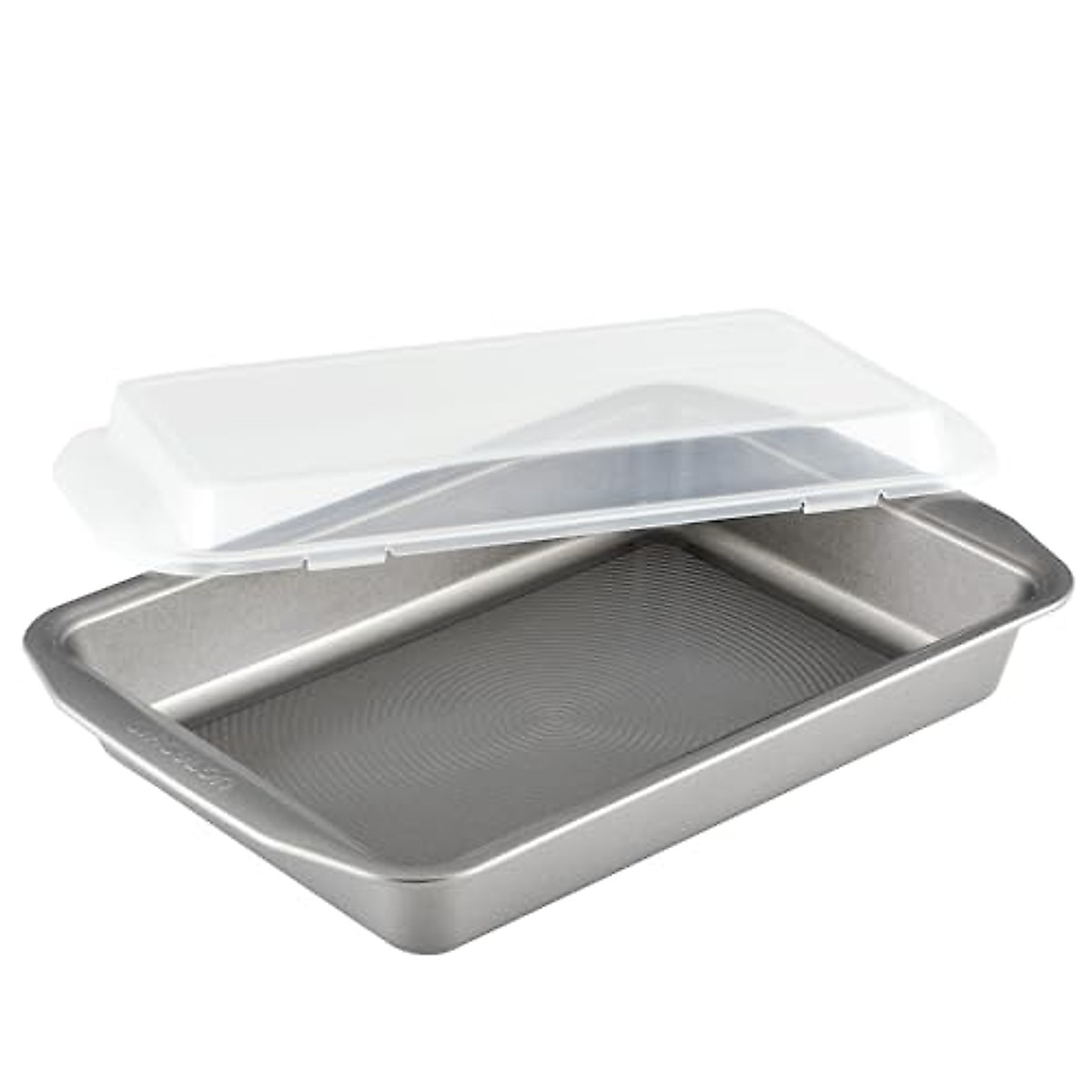 Circulon Total Nonstick Baking Pan With Lid / Nonstick Cake Pan With Lid, Rectangle - 9 Inch x 13 Inch, Gray