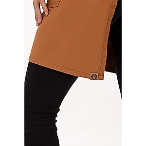 Chef Works Unisex Rockford Half Bistro Apron, Nutmeg, One Size