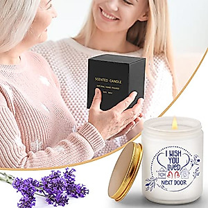 Funny Lavender Scented Candle Gifts, Friendship Gifts for Women, Unique Birthday Gifts for Friend, Mom, Wife, BFF, Coworker, Moving Away Gifts, Housewarming Gifts, Going Away Gifts for Friends