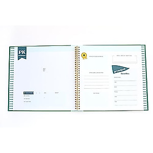 The School Memory Book: A Timeless School Years Memory Book for Preschool - 12th Grade Memories, Keepsakes and Cherished Moments (Storage Pocket Included)