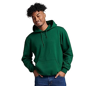 Russell Athletic Men's Dri Power Hooded Pullover Sweatshirt, Dark Green, 3X-Large