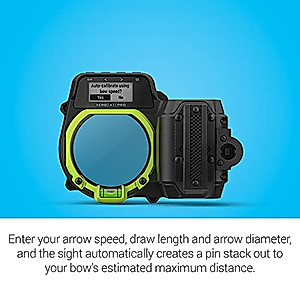 Garmin Xero A1i PRO Bow Sight, Right-Handed Auto-ranging Digital Sight with Microadjustments for Elevation, Windage and More