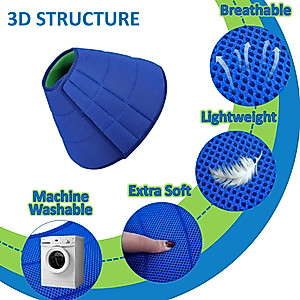 ManaMax Extra Soft Dog Cone Collar for Dogs After Surgery Adjustable Dog Cones for Large Medium Small Dogs Lightweight Dog Recovery Collar Breathable Elizabethan Collar Stop Licking(Medium)