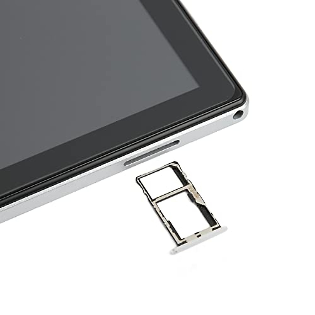 Tablet PC, for Android 11 Silver Gray 100‑240V Dual Camera Kids Tablet 5G WiFi Calling for Entertainment (US Plug)