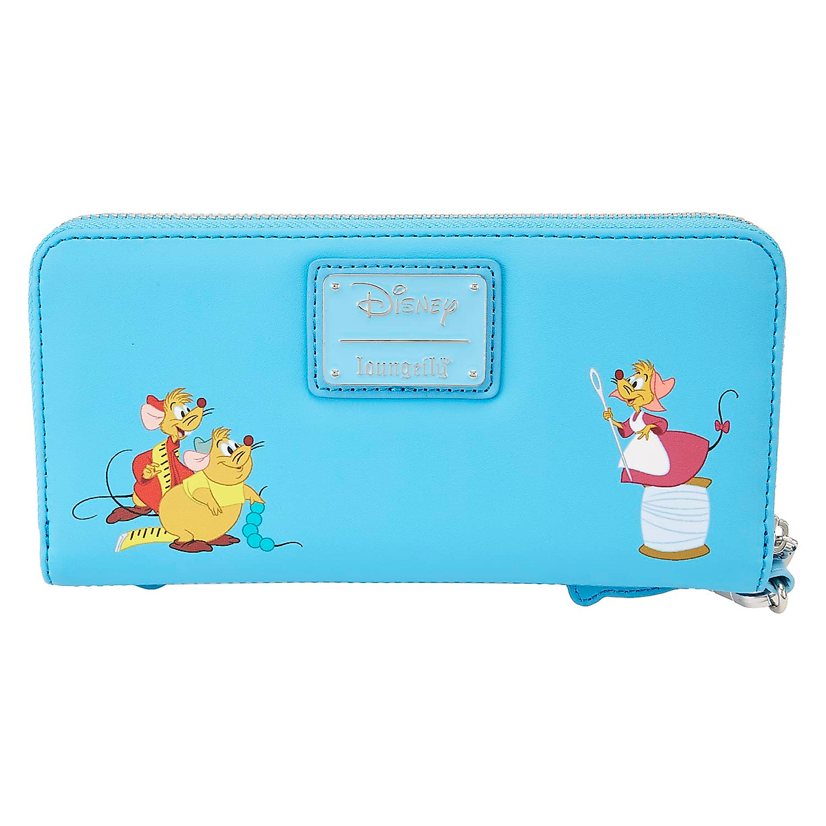 Loungefly Disney Cinderella Lenticular Princess Series Zip Around Wristlet Wallet