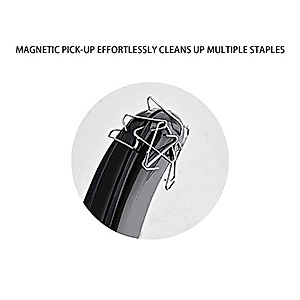 LONGKEY Professional Magnetic Staple Remover Puller Rubberized Staples Remover Staple Removal Tool for School Office and Home 3 PCS Black