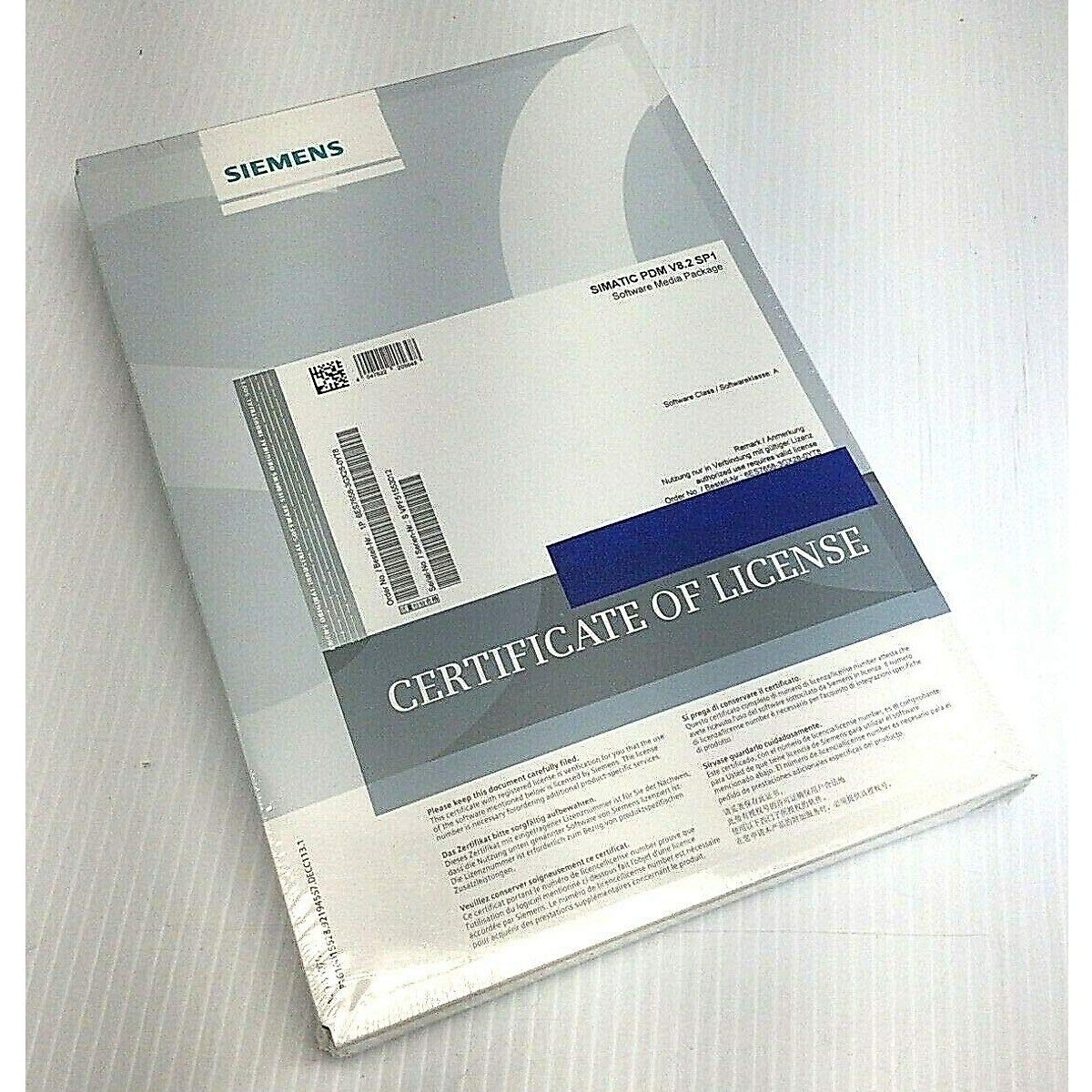 6ES7658-3GX28-0YT8 | SIEMENS SIMATIC PDM, Software Media Package V8.2 V8.2 SP1