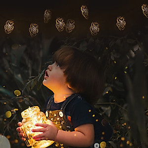 balacoo Owl String Lights Bird String Light with 10 LEDs Halloween String Light Christmas Decoration Lights for Home Garden Outdoor Yard