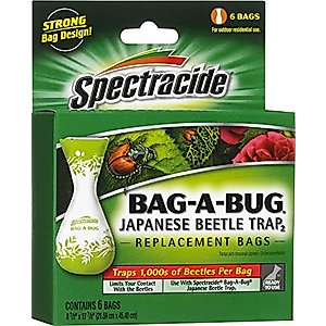 Spectracide Bag-A-Bug Japanese Beetle Trap2 18ct. (Replacement Bags Only)