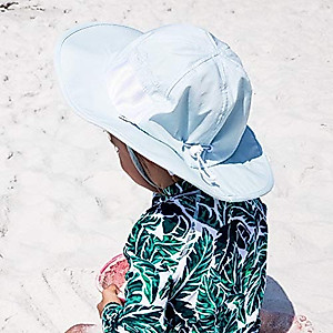 SwimZip Kid's Sun Hat - Wide Brim UPF 50+ Sun Protection Hat UPF 50+ Mint 8-14