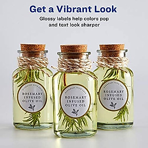 Avery 22807 Round Easy Peel Labels44; 2 in. Dia.44; Glossy44; White44; 120-Pack