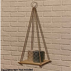 Hanging Wooden Wall Shelf