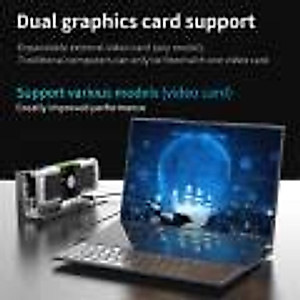 ASHATA 16in 14in Auxiliary Display Dual Screen Laptop, Laptop for Win11, for Intel for Core I7 CPU 8G RAM 128G SSD Memory Laptop New Way to Optimize Multitasking Experience