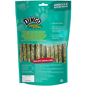 Dingo Tartar And Breath Dental Sticks For All Dogs, 20 Sticks Per Pack