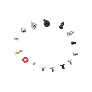HVAZI 15 Kinds Personal Computer Screws Standoffs Spacer Assortment Kit for Computer Case Motherboard Hard Drive Fan Power Graphics