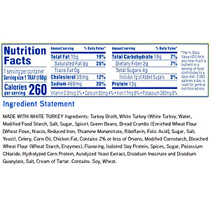 Hormel Thick and Easy Purees 7 oz. Bowl Turkey with Stuffing, Green Beans (ENGO60749)