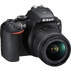 Nikon D3500 DSLR Camera with 18-55mm and 70-300mm Lenses (1588) + 64GB ExtremePro Card + 2 x EN-EL14a Battery + Corel Photo Software + Case + Telephoto Lens + More - International Model (Renewed)