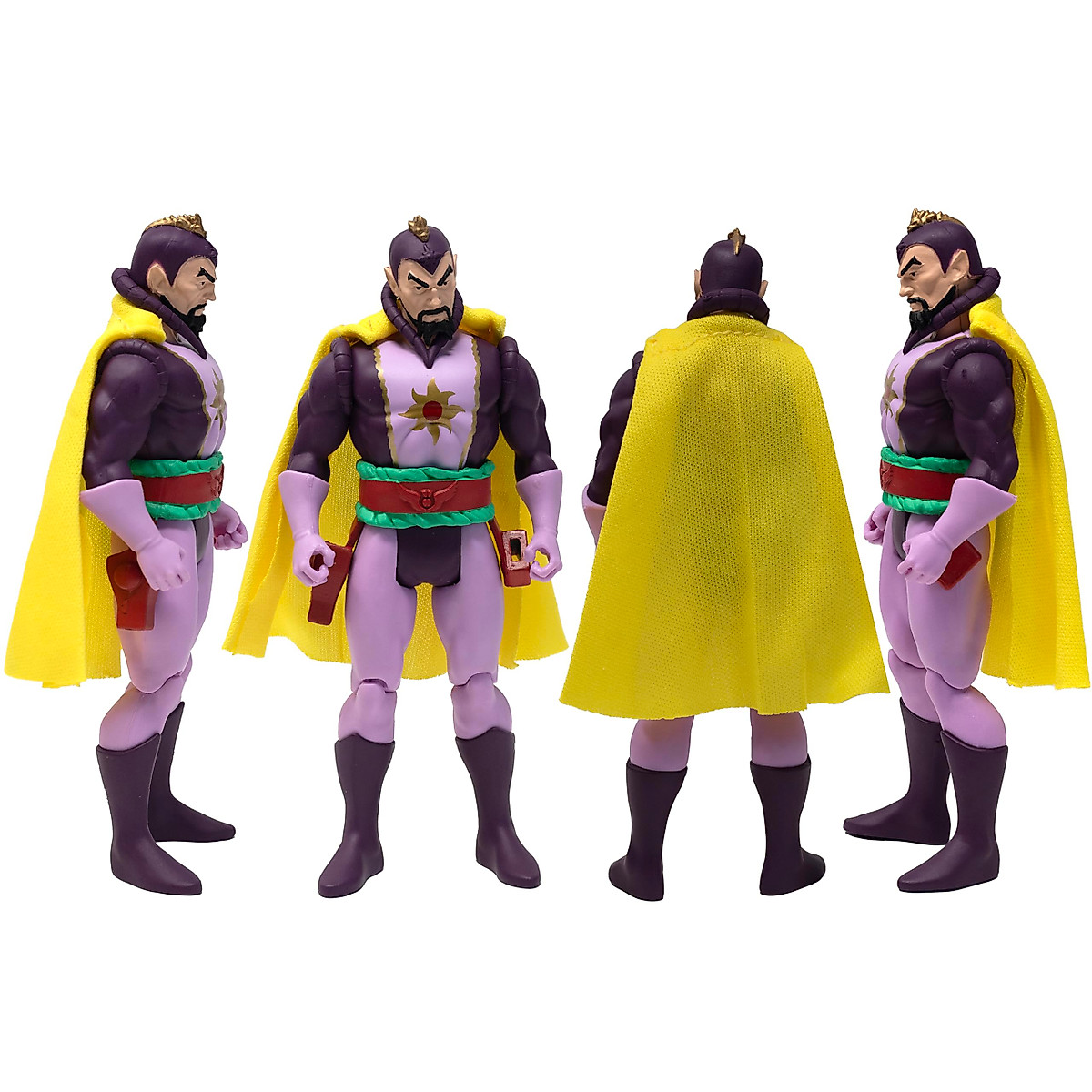 Boss Fight Studio Ming The Merciless from Flash Gordon, King Features Comics Power Stars Collectible Action Figure – Retro-Style Figurine with Accessories and Detailed Sculpting – 5” Tall