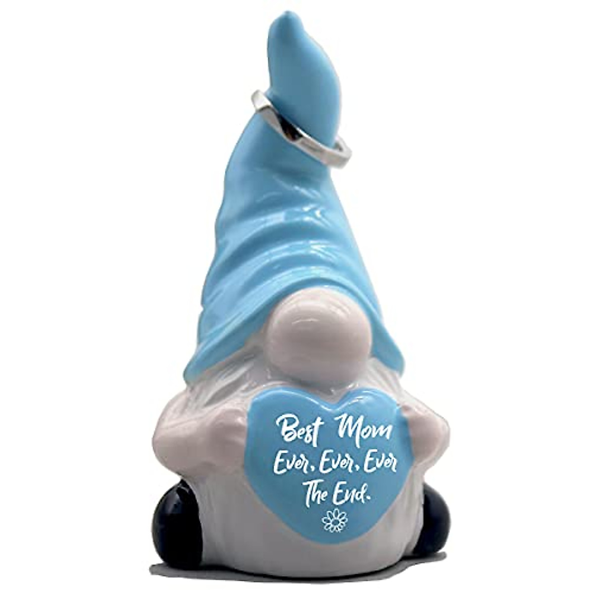 Mom Birthday Gifts- Best Mom Ever Gift- Mothers Day Gift- Best Mom Ever Ever Ever The End, Gnome Ring Holder Gift for Mom,MY-ALVVAYS -GRH012