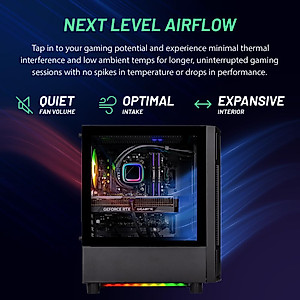 Skytech Gaming Shadow Gaming PC, Intel i7 12700F 2.1 GHz, RTX 4060 Ti, 1TB NVME, 16GB DDR4 RAM 3200, 600W Gold PSU Wi-Fi, Win 11 Home, RGB-Keyboard and RGB-Mouse Included