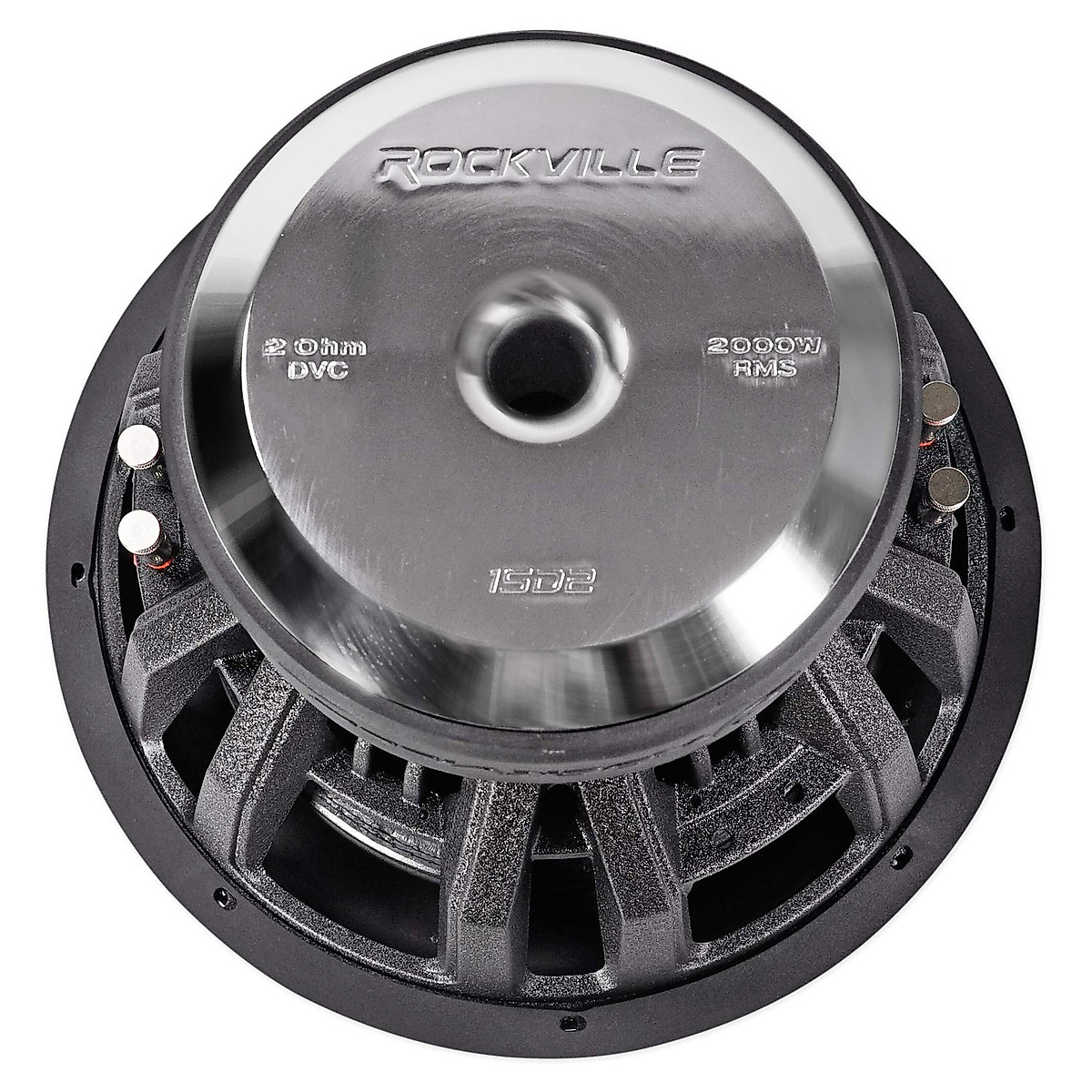 Rockville Destroyer 15D2 15" Competition Car Audio Subwoofer w/USA Voice Coils!