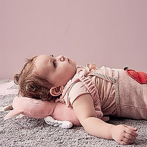 Bebamour Baby Walkers Protective Toddler Adjustable Baby Head Protection Safety Pad Backpack Wear for Crawling (Pink-Pig, Pig)