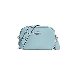 COACH Womens Jamie Camera Bag In Blocked Signature Canvas (SV/Powder Blue)
