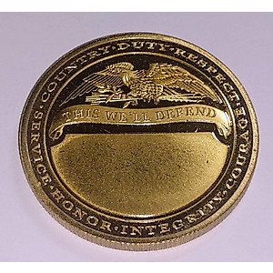 Taking Aim on Terror OEF OIF Veterans Military Challenge Art Coin