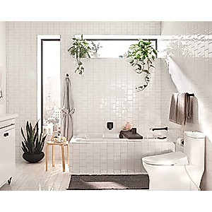 Moen Genta LX Matte Black Modern Single Robe or Towel Hanger for Kitchen or Bathroom, BH3803BL