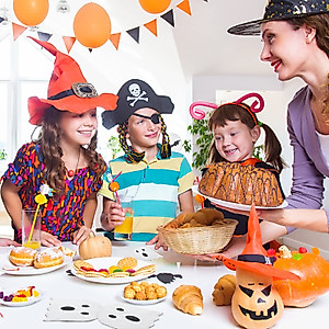 100 Pieces Ghost Napkins Halloween Napkins White Ghost Folded Halloween Napkins Disposable 2 Ply Halloween cocktail Napkins Tableware Decoration for Home Dinner Holiday Party Supplies(Basic)