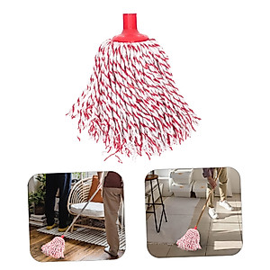 GETAJGHSD Household Mop Refill Industrial Cleaning Mop Heads Mop Replacement Heads Sponge Mops Toothpaste Dispenser Replacement Mop Head Mop Head Wet Dry Mop Head Moop Cloth
