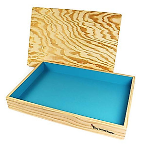 PlayTherapySupply Basic Wooden Sandtray with Lid