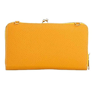 Girly HandBags Womens Vintage Ball Closure Crossbody Bag Purse Mustard