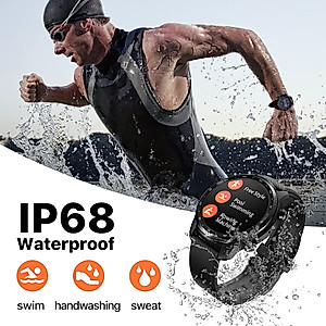 Ticwatch Pro 3 Ultra GPS Smartwatch Qualcomm SDW4100 and Mobvoi Dual Processor System Wear OS Smart Watch for Men Fatigue Assessment 3-45 Days Battery NFC Mic Speaker iOS Android Compatible