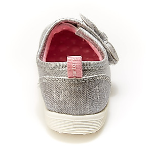 Carter's Every Step Girls Turbo Sneaker, Grey, 4 Toddler