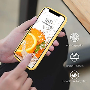 BENTOBEN for iPhone XR Cases, Liqud Silicone Gel iPhone XR Phone Case with Anti-Slip Microfiber Lining Hard Back Rubber Bumper Shockproof Full-Body Protective Case Cover for iPhone XR 6.1", Yellow