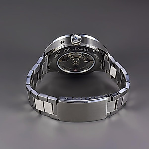 Semdu 20mm 316L Stainless Steel men watch Band Strap Bracelet,20mm Brushed Polished Men Watch Band