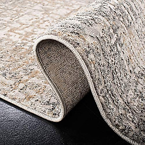 SAFAVIEH Vogue Collection 5'3" x 7'6" Beige/Grey VGE117A Modern Abstract Area Rug