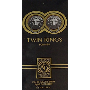 Twin Rings Cologne for Men 75ml (2.5 fl. oz)