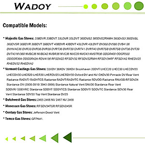 10002264 Propane Natural Gas (NG) SIT Pilot Assembly 3 Way Compatible with HHT, Majestic, Monessen, Temco, Vermont Castings Gas Stoves & Fireplaces