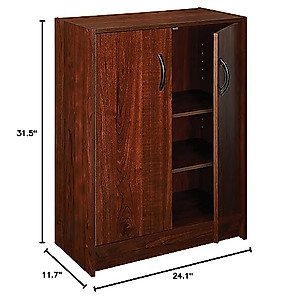 ClosetMaid, Dark Cherry 1307 Stackable 2-Door Organizer